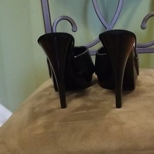 Yandy | Shoes | Platform Leather Mules | Poshmark